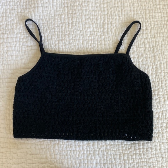 wild fable | Tops | Wild Fable Crop Crochet Tank Top | Poshmark
